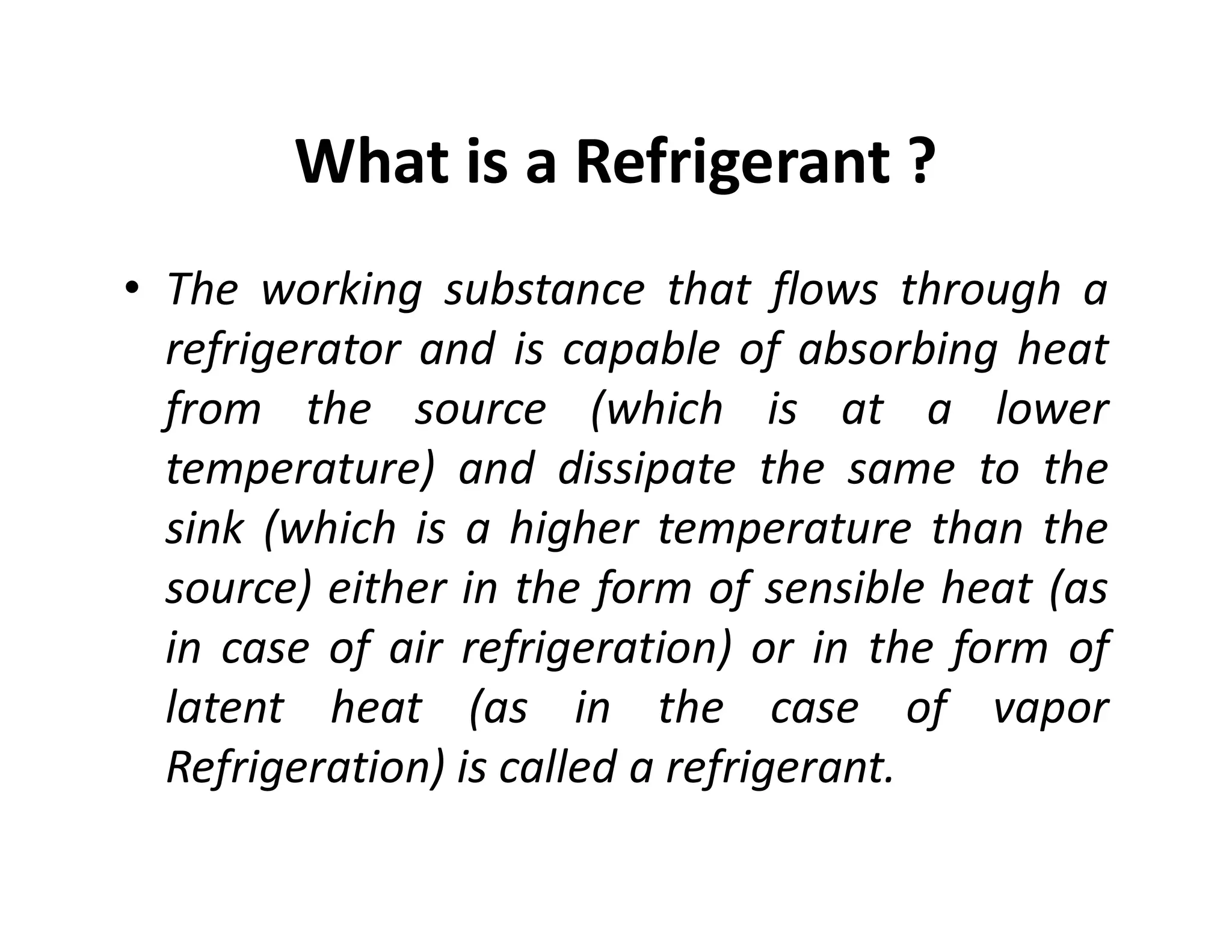 Unit 3 refrigerants (notes) | PDF