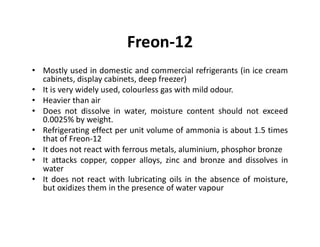 Unit 3 refrigerants (notes) | PDF