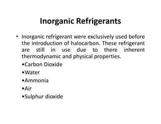 Unit 3 refrigerants (notes) | PDF