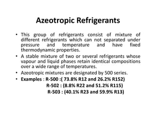 Unit 3 refrigerants (notes) | PDF