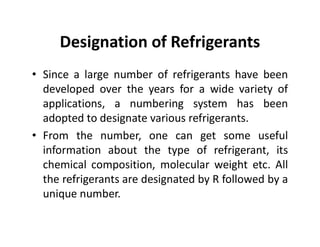Unit 3 refrigerants (notes) | PDF