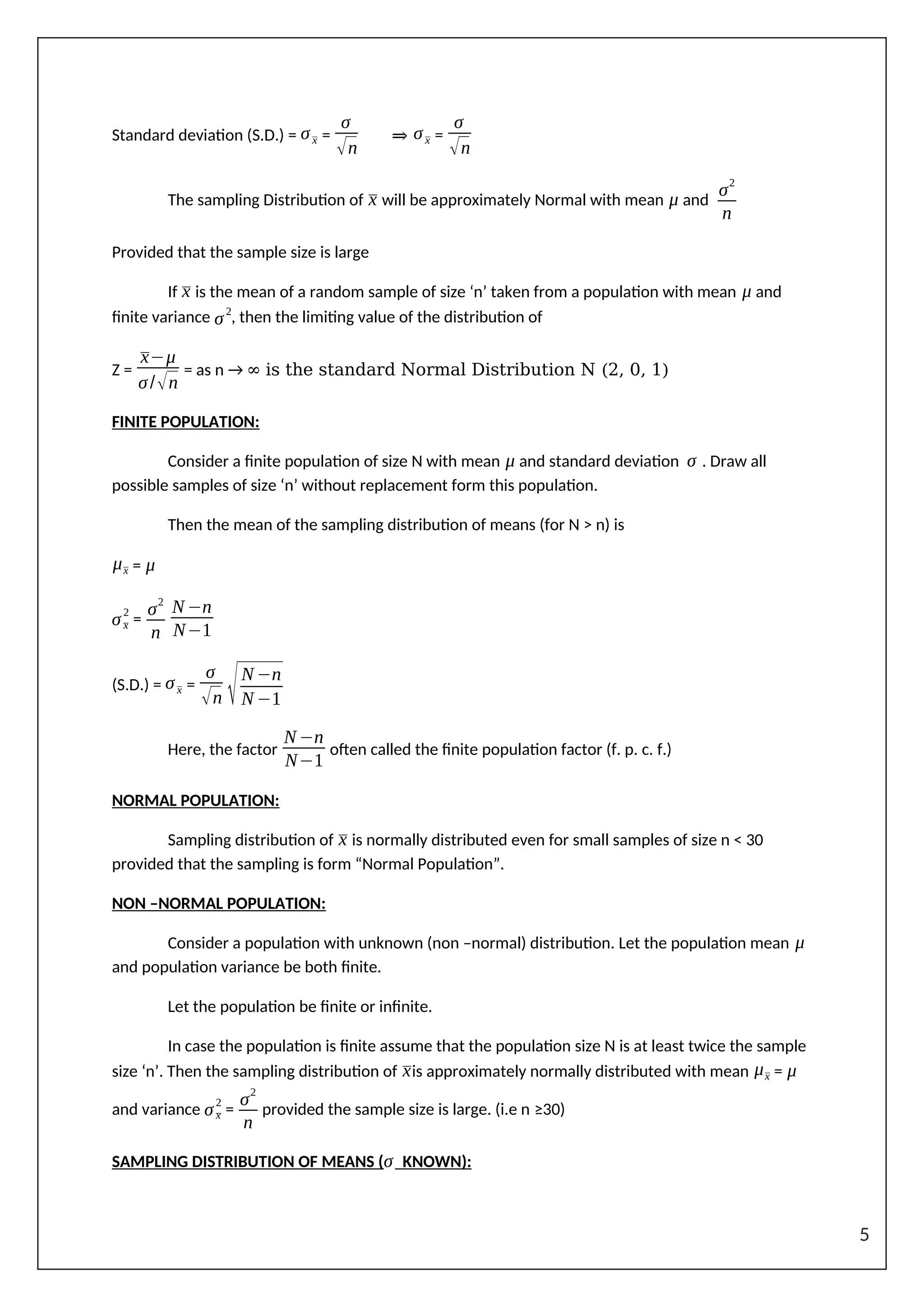 UNIT -3 SAMPLING DISTRIBUTION .docx