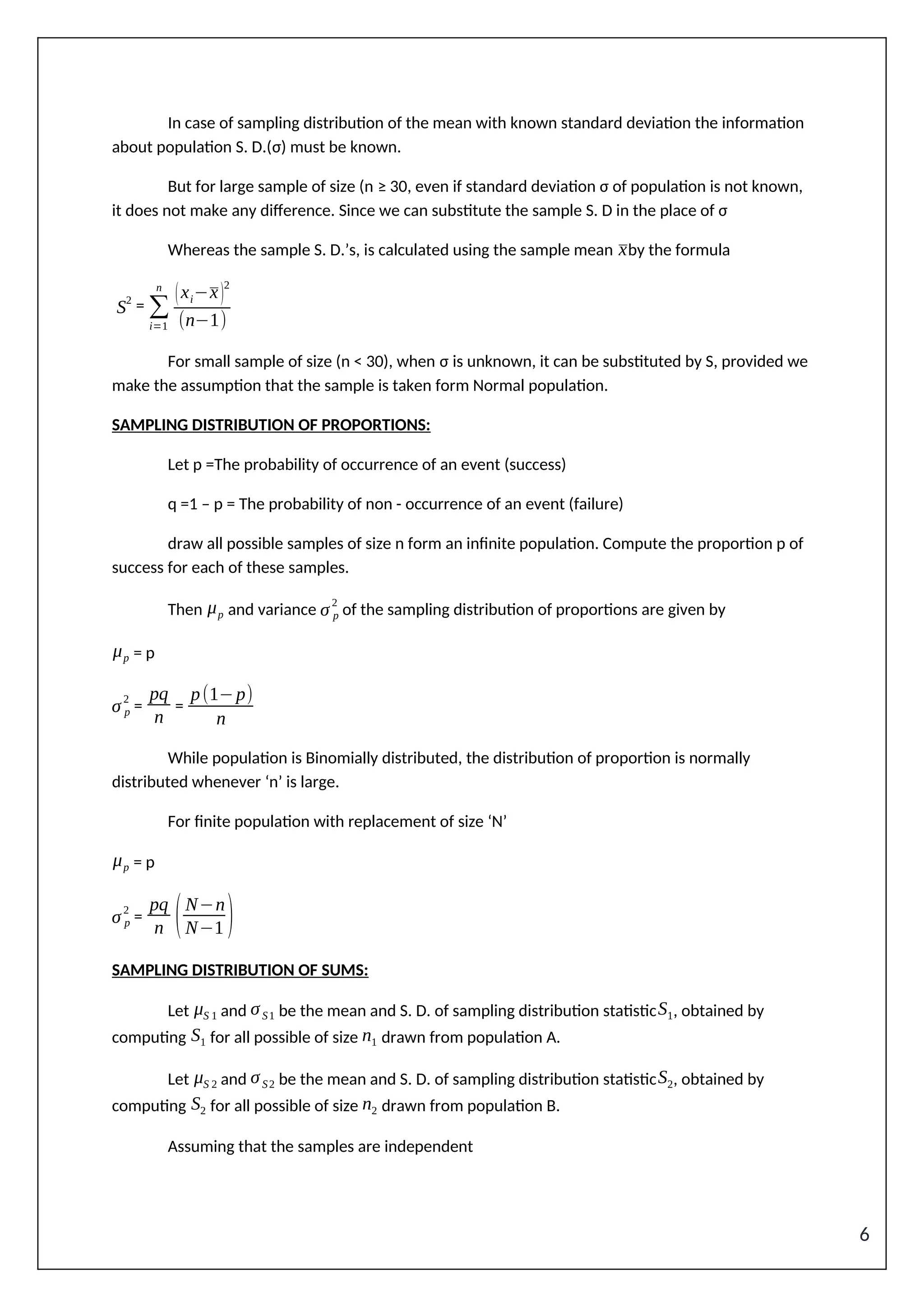 UNIT -3 SAMPLING DISTRIBUTION .docx