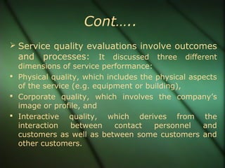 Unit 3 service quality | PPT