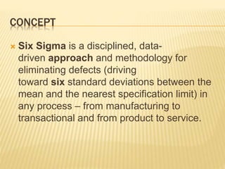 Six Sigma quality tool in management studies | PPTX | Computer Software and Applications | Computing