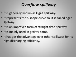 Unit 3 spillway | PPTX