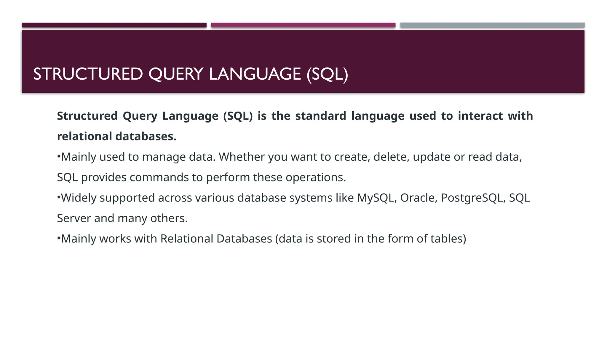 UNIT-3 Structured Query Language(SQL).pptx