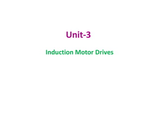 Induction Motor Drives | PPTX