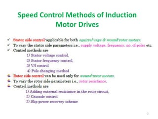 Induction Motor Drives | PPTX
