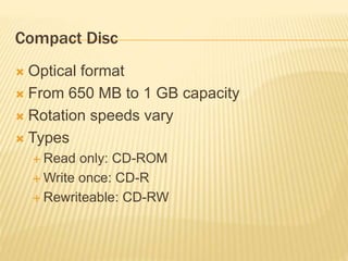 Unit 3 storage fundamentals | PPTX