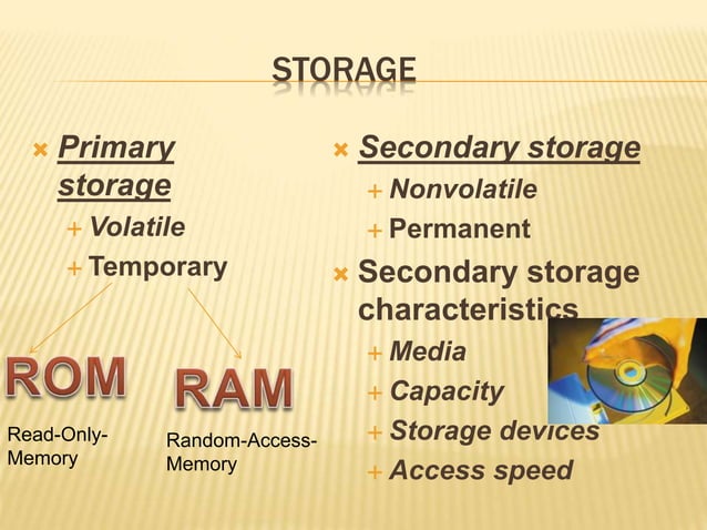 Unit 3 storage fundamentals | PPTX