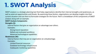 Strategies & Policies,Types ,Process,Models,SWOT Analysis,TOWS Analysis ...