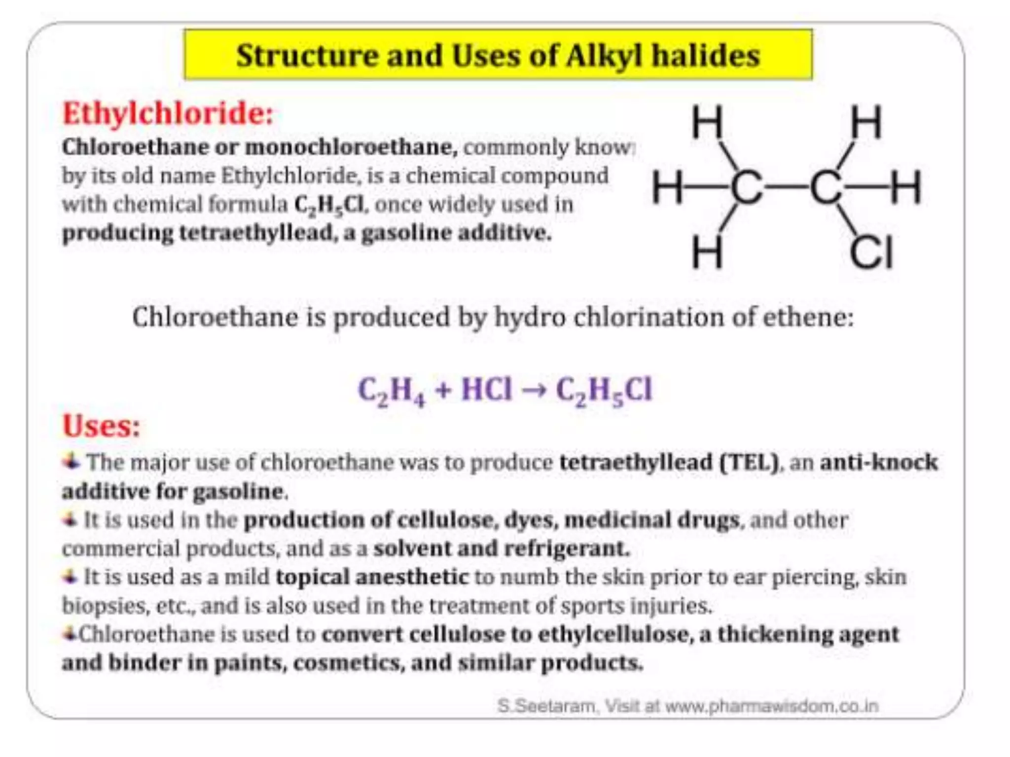 Unit-3 Structures and uses of Alkyl Halides.pptx