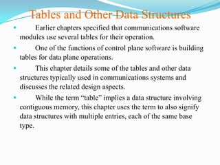 Unit 3 tables and data structures | PPT