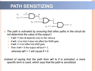 Unit 3 testing of logic circuits | PPTX