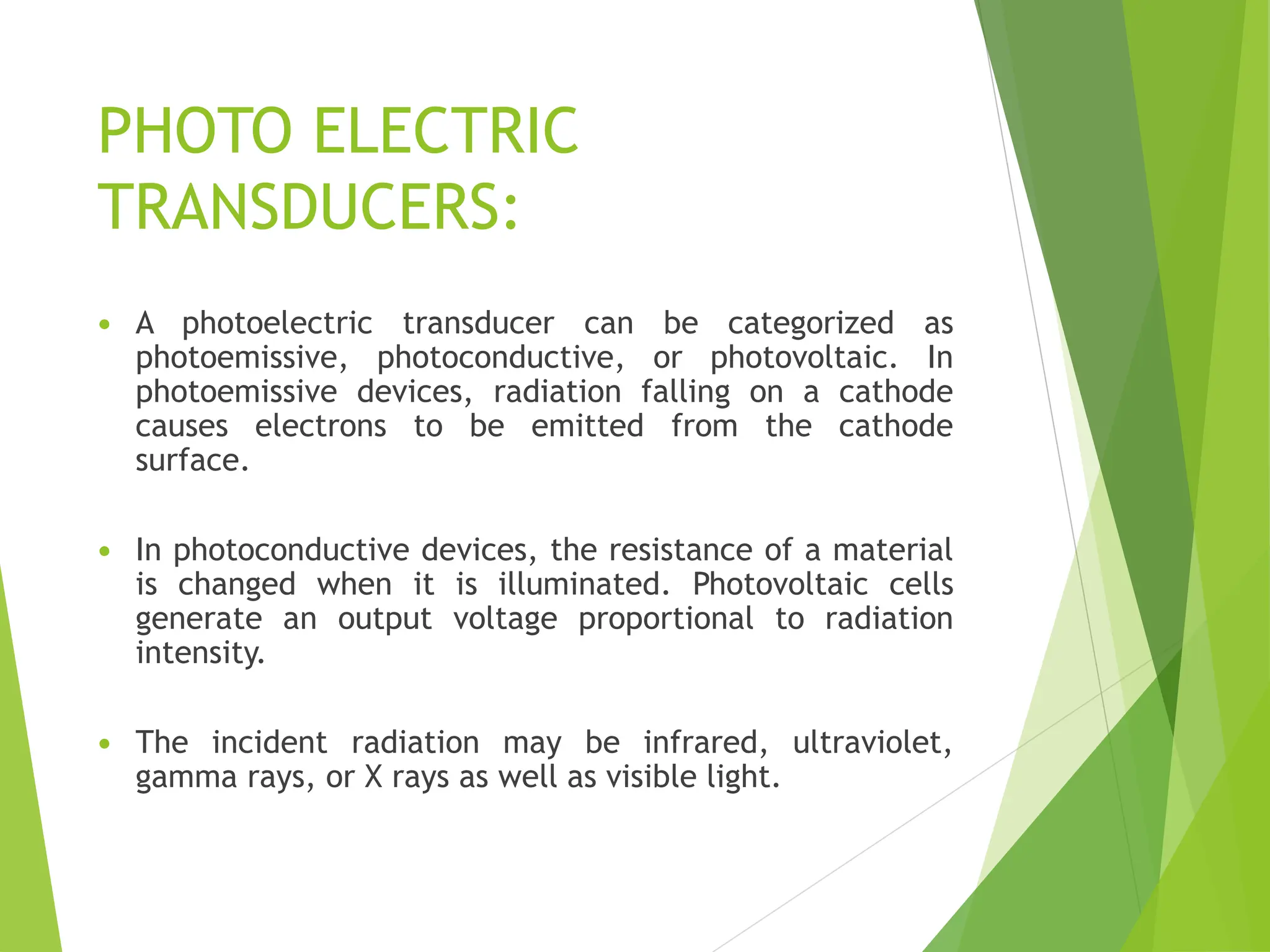 THE PHOTOMULTIPLIER TUBE-Biosensors and Transducers | PDF