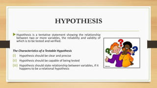 Example Of Research Hypothesis