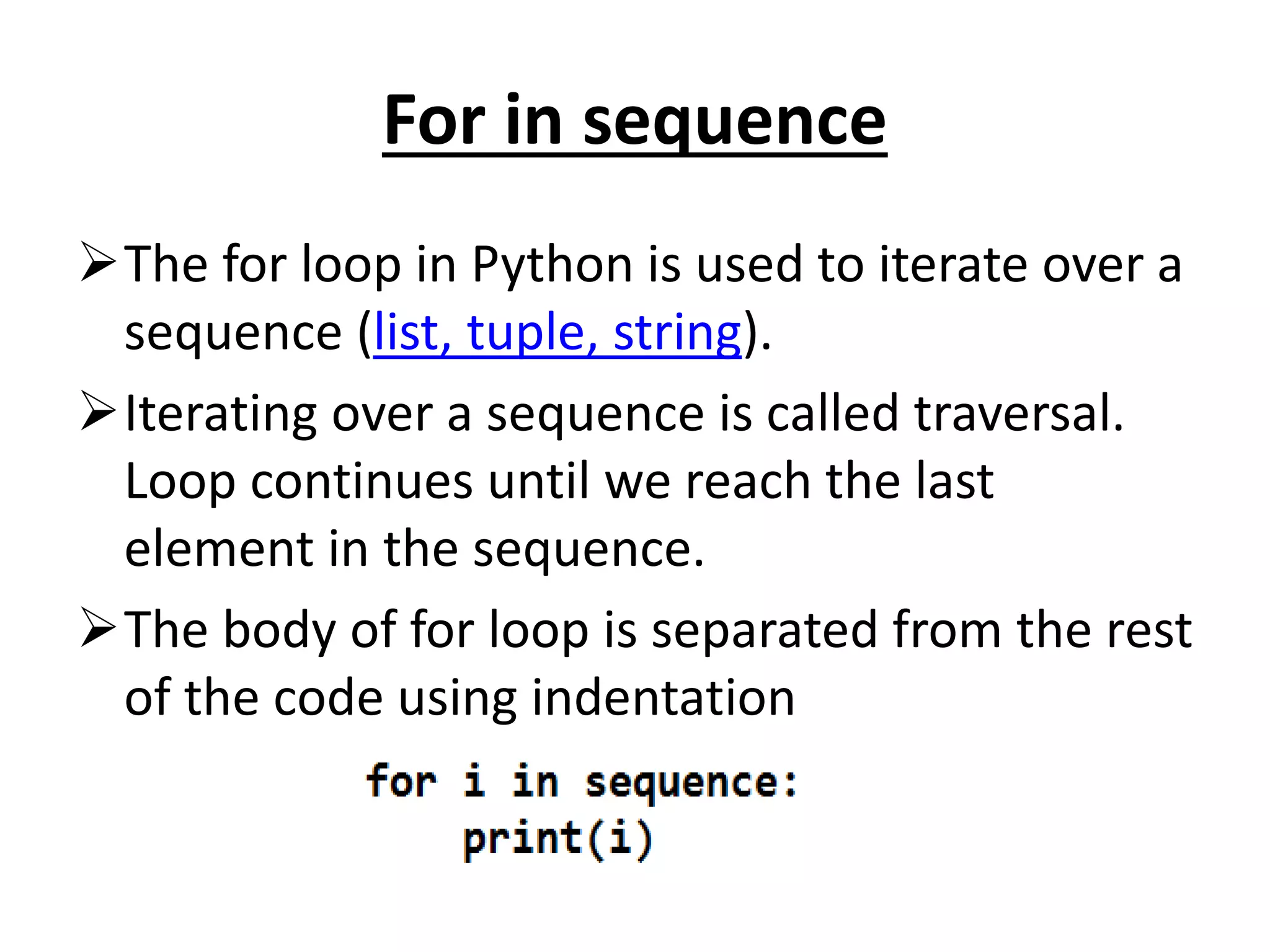Looping Statements and Control Statements in Python | PPTX Looping Statements and Control Statements in Python | PPTX