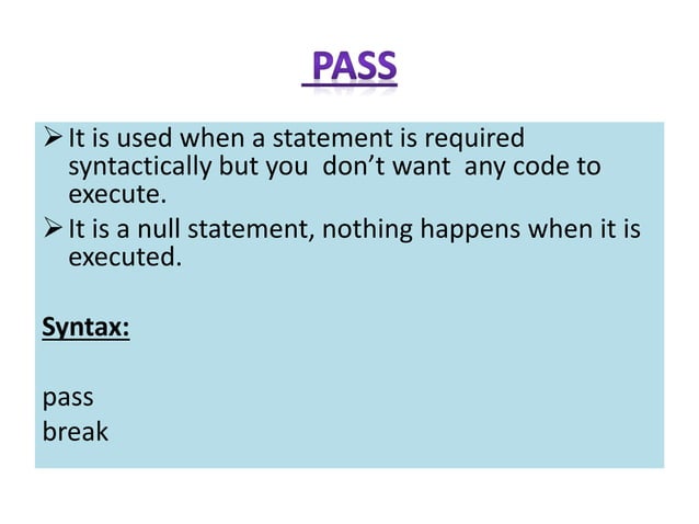 Looping Statements and Control Statements in Python | PPTX