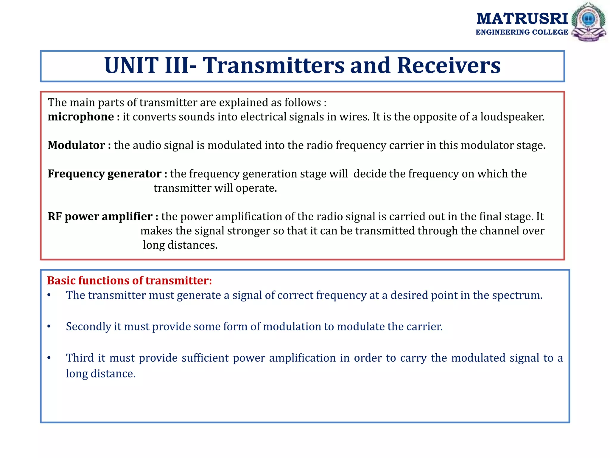 Unit- 3 Transmitters and Recivers.ppt