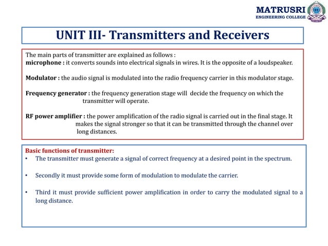 Unit- 3 Transmitters and Recivers.ppt
