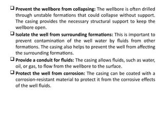 Unit - 3 WELL DESIGN Design characteristics – Design of wells .pptx