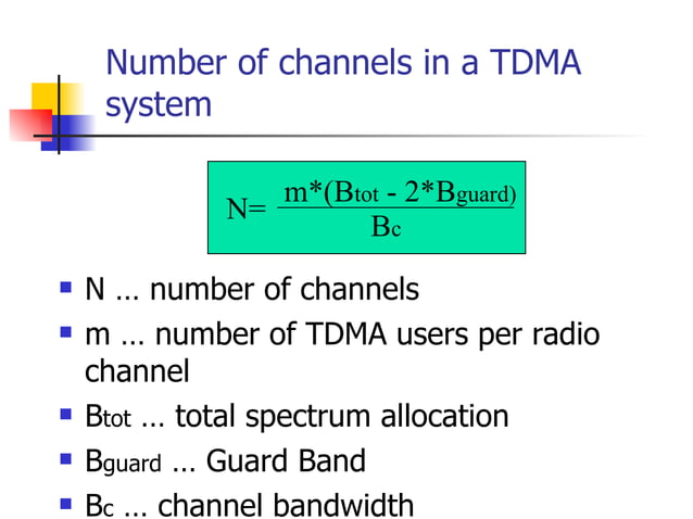 Multiple Access Techniques For Wireless Communications Ppt