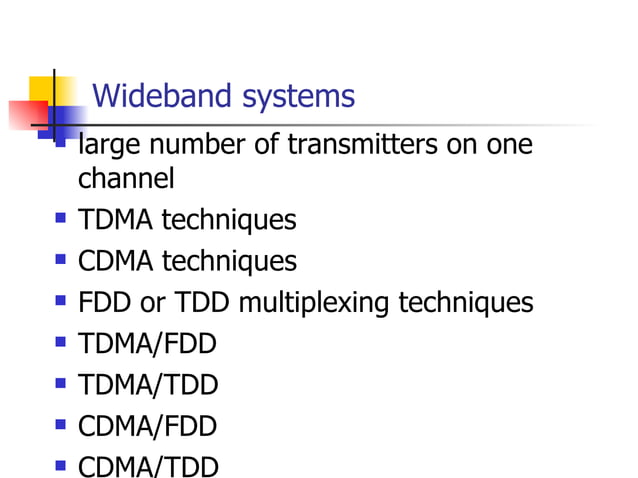 Multiple access techniques for wireless communications | PPT