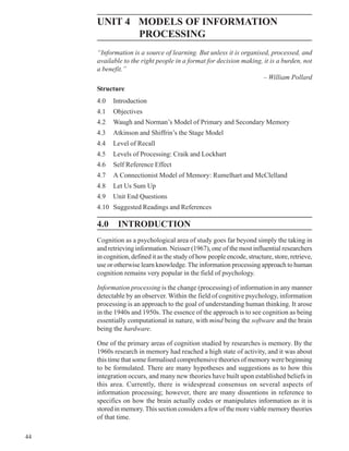 CHILDHOOD MENTAL DISORDERS - Unit 4 | PDF