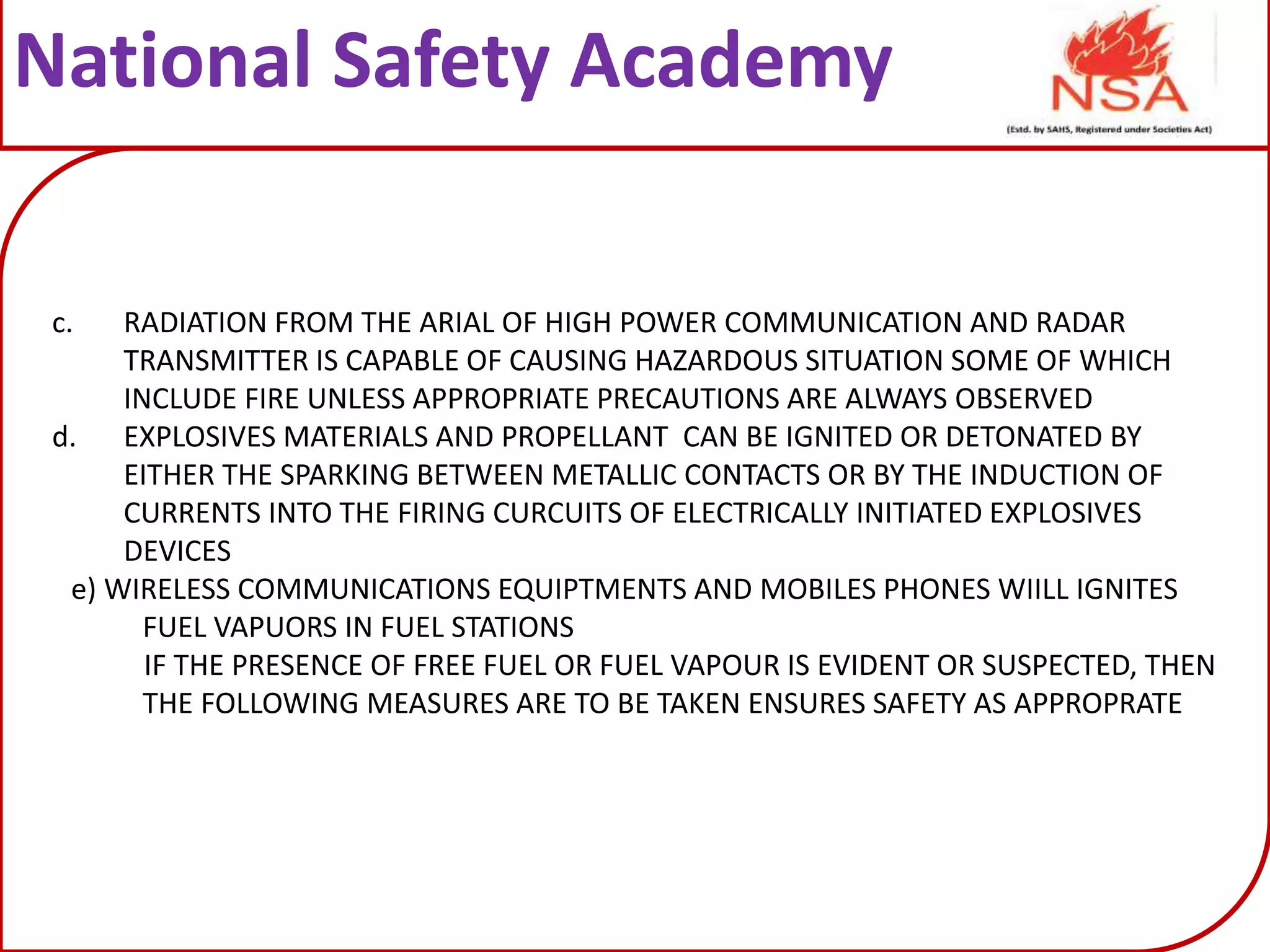 FIRE HAZARDS CONTROL INTRODUCTION; BEHAVIOR OF ALUMINIUM IN FIRE; | PPTX