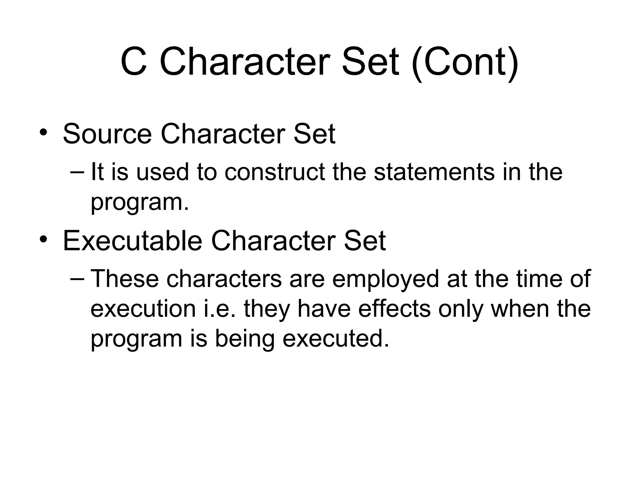 Introduction to C | PPT