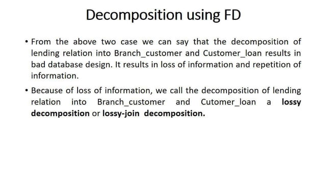 DBMS Unit 4 Relational Database design | PPT | Free Download DBMS Unit 4 Relational Database design | PPT | Free Download