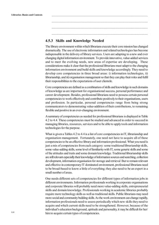 LIBRARY STAFF: ROLES AND RESPONSIBILITIES | PDF