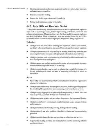 LIBRARY STAFF: ROLES AND RESPONSIBILITIES | PDF