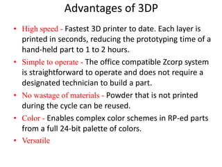3D PRINTING- POWDER BASED ADDITIVE MANUFACTURING | PPTX