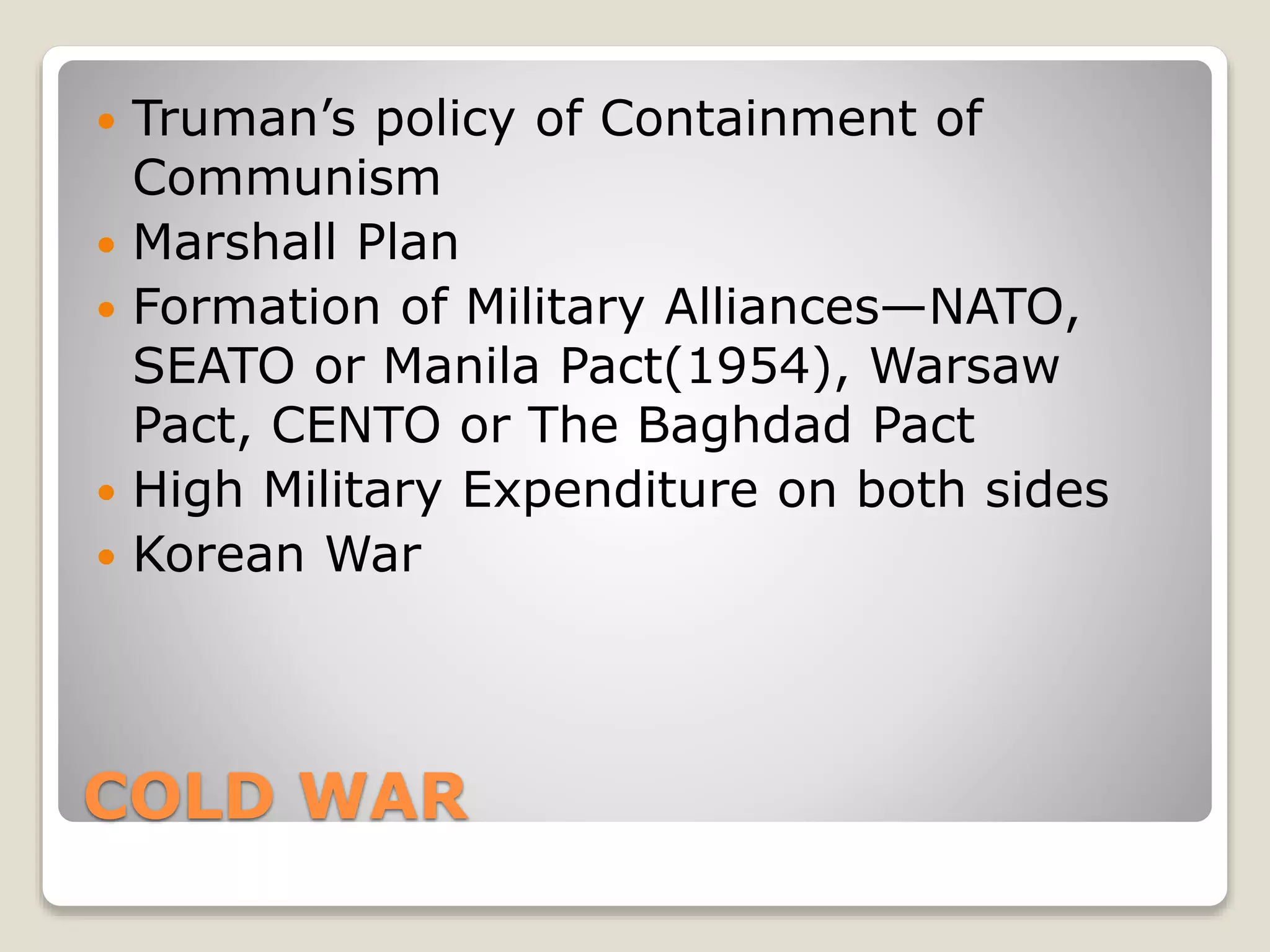 WORLD AFTER-WORLD WAR-II | PPTX | Political Issues & policy | Politics