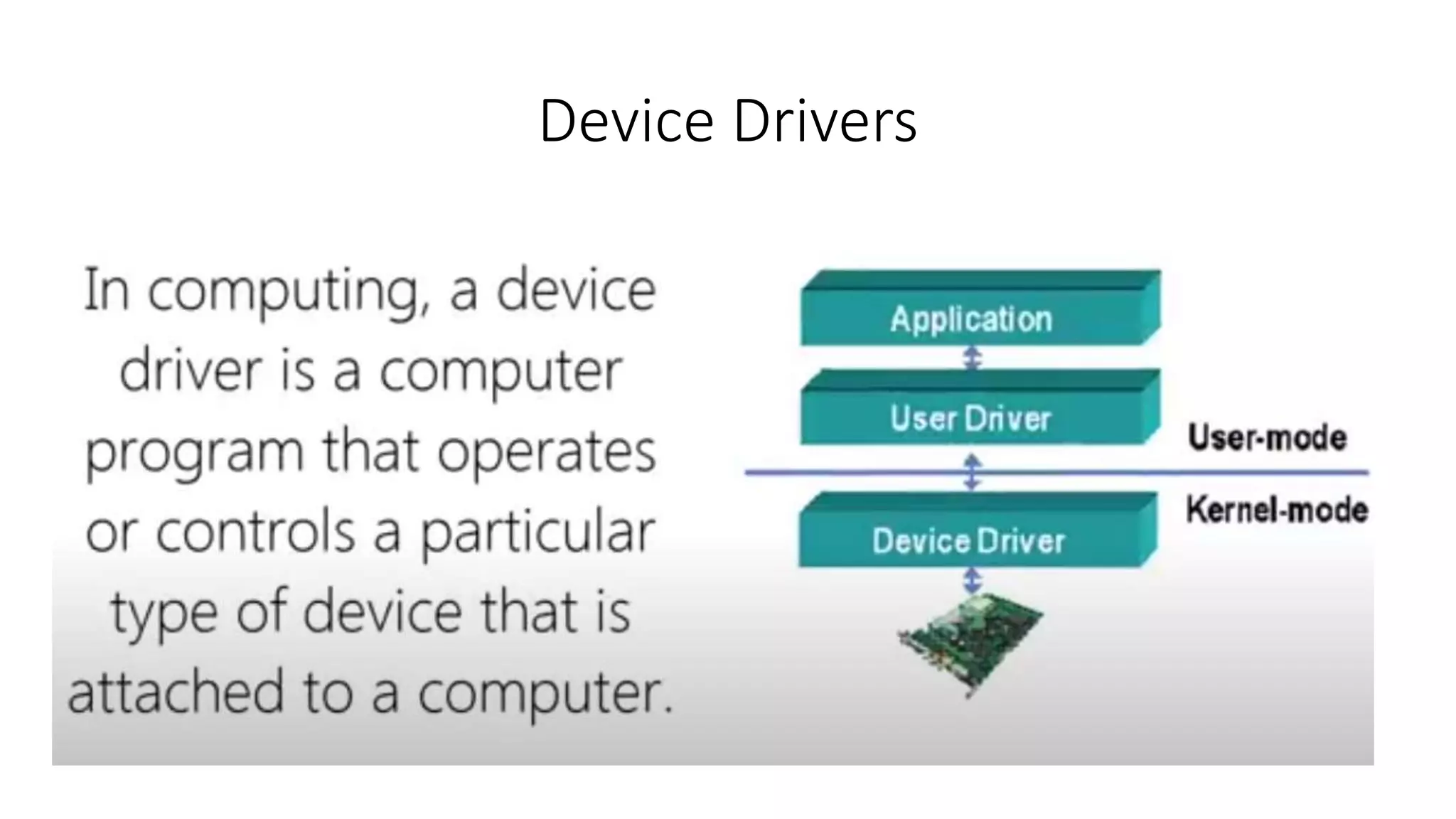 Device Drivers and Running Modules | PPTX