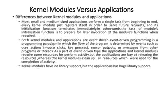 Device Drivers and Running Modules | PPTX