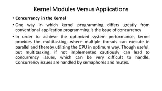 Device Drivers and Running Modules | PPTX