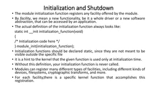Device Drivers and Running Modules | PPTX