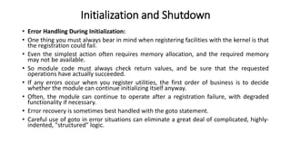 Device Drivers and Running Modules | PPT