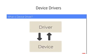 Device Drivers and Running Modules | PPTX