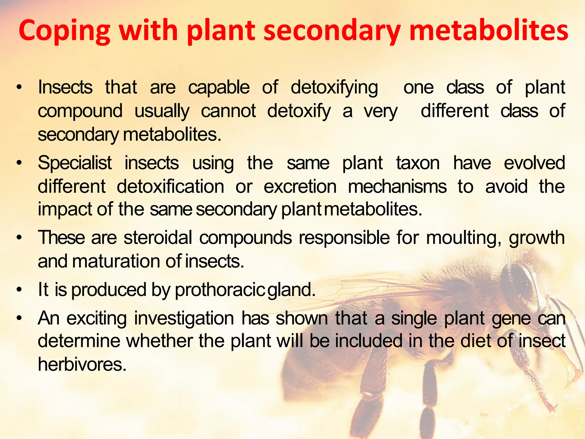 Evolution of Resource Harvesting Organs with Resilience of Insects and ...