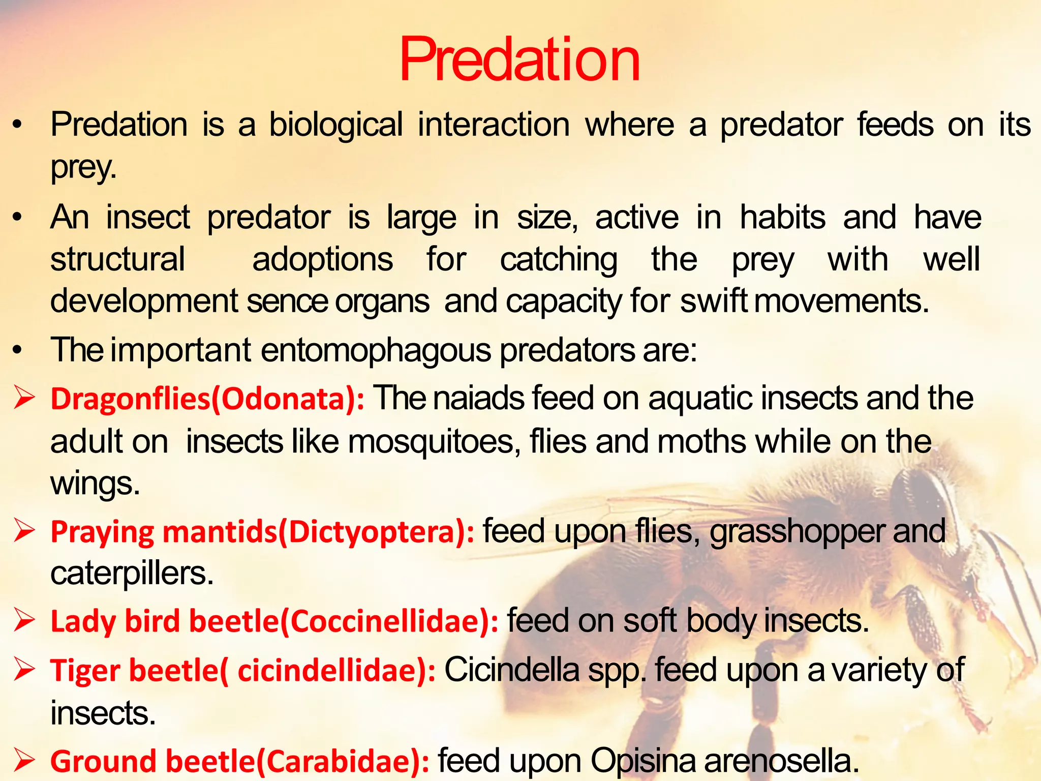 Evolution of Resource Harvesting Organs with Resilience of Insects and ...