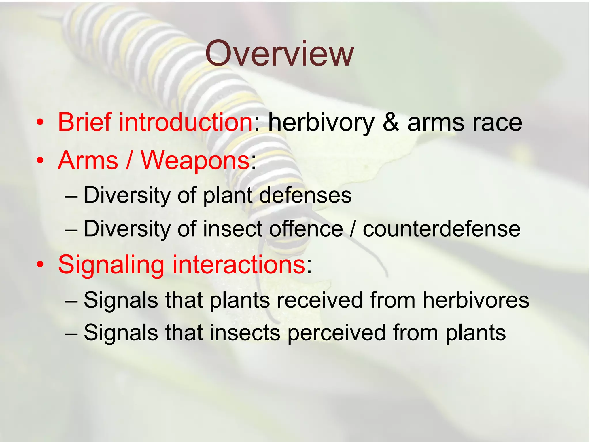 Evolution of Resource Harvesting Organs with Resilience of Insects and ...