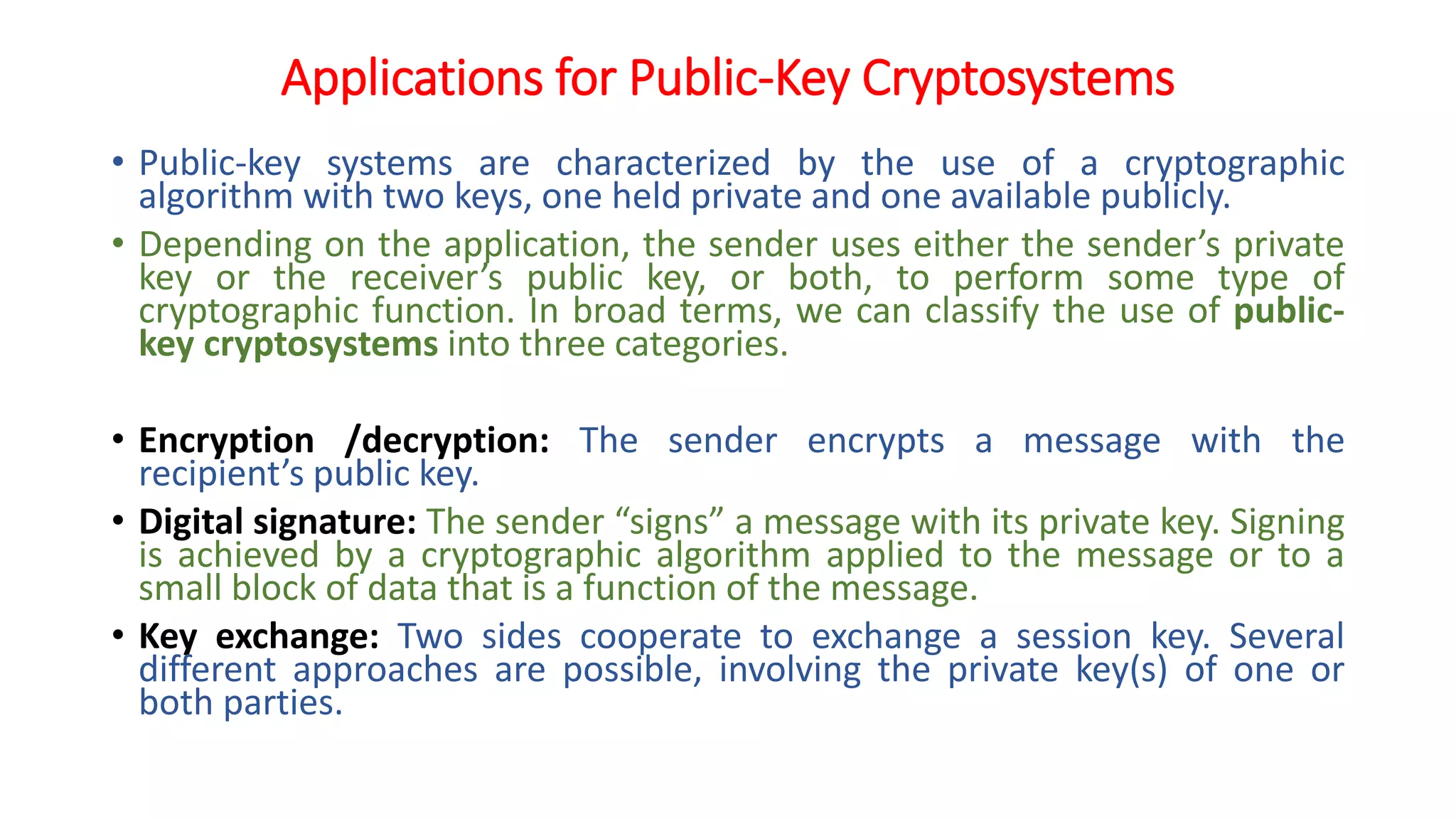 CNS - Unit - 4 - Public Key Cryptosystem | PDF