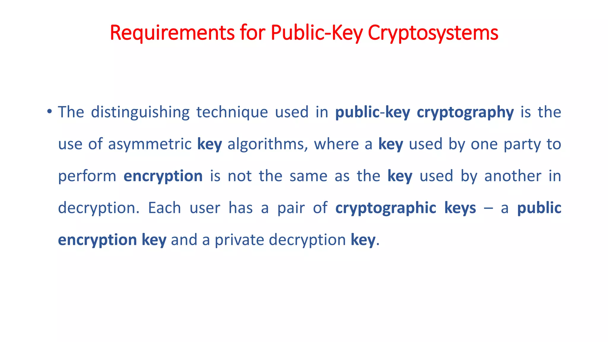 CNS - Unit - 4 - Public Key Cryptosystem | PDF