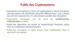 CNS - Unit - 4 - Public Key Cryptosystem | PDF | Information and Network Security | Computing