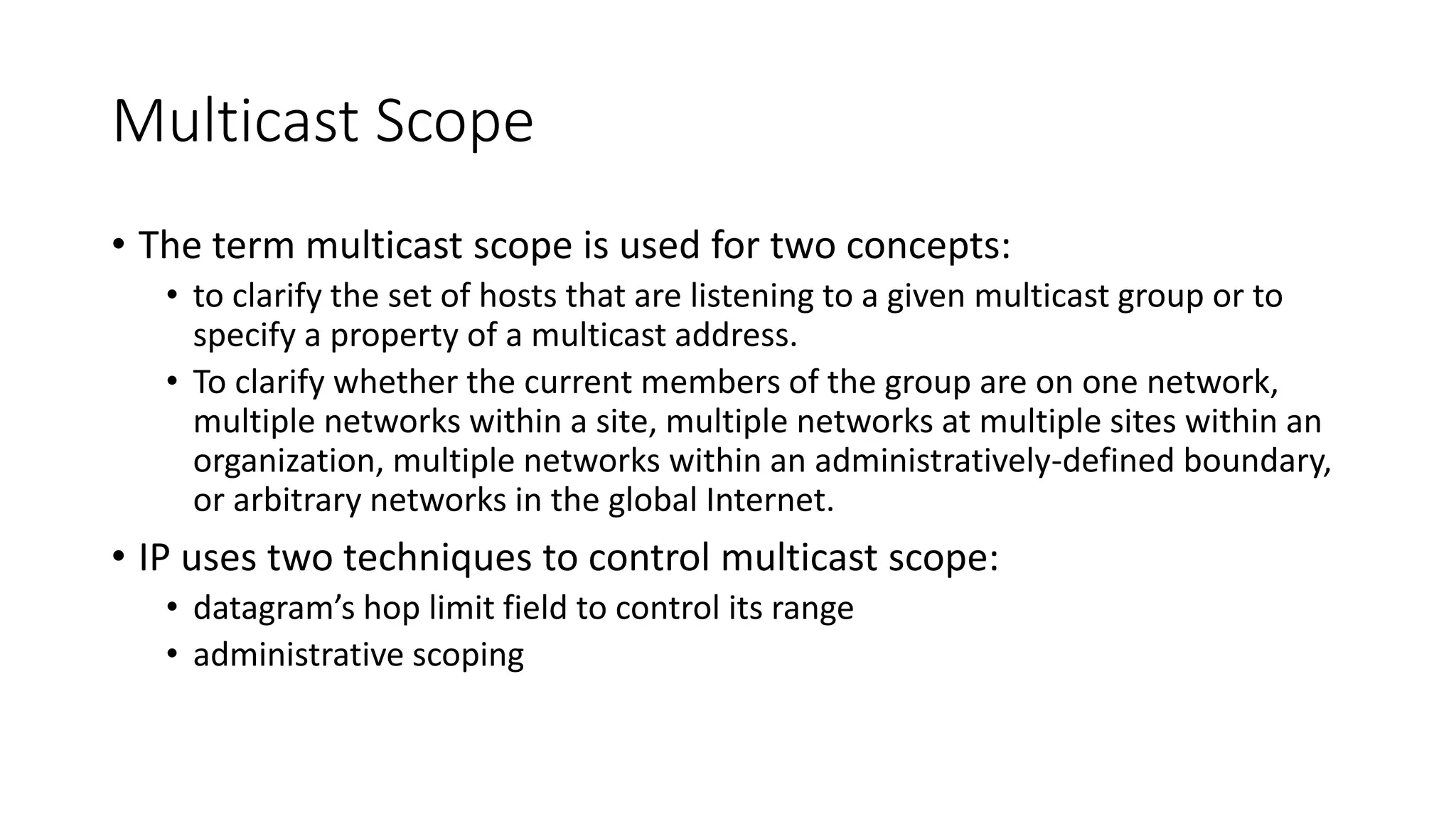 NP - Unit 4 - Routing - RIP, OSPF and Internet Multicasting | PPTX