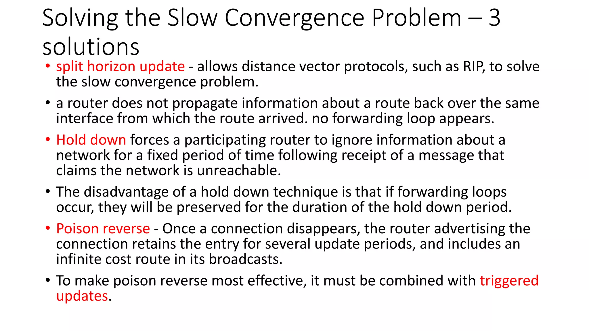 NP - Unit 4 - Routing - RIP, OSPF and Internet Multicasting | PPTX